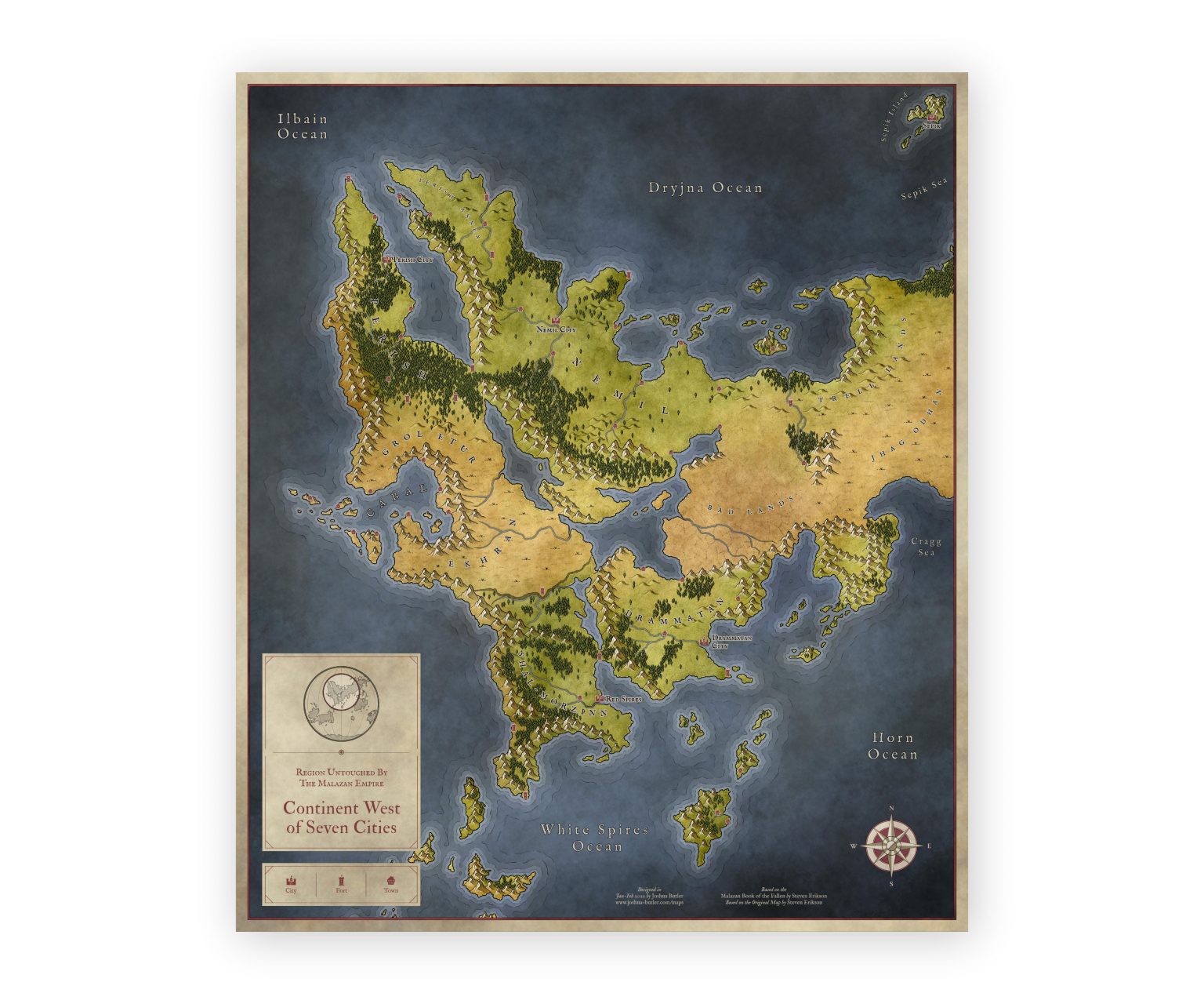 Malazan Book of the Fallen: Lands West of Seven Cities – Joshua Butler